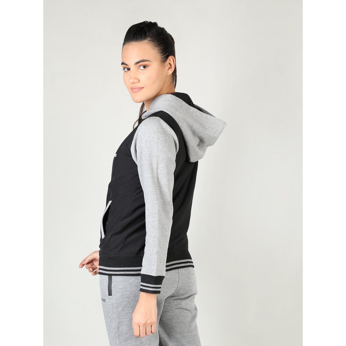 Buy Chkokko Women Winter Sport Hooded Jacket - Black Online