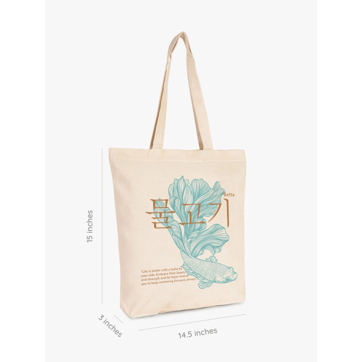 Buy EcoRight Tote Bag - Betta Fish Online