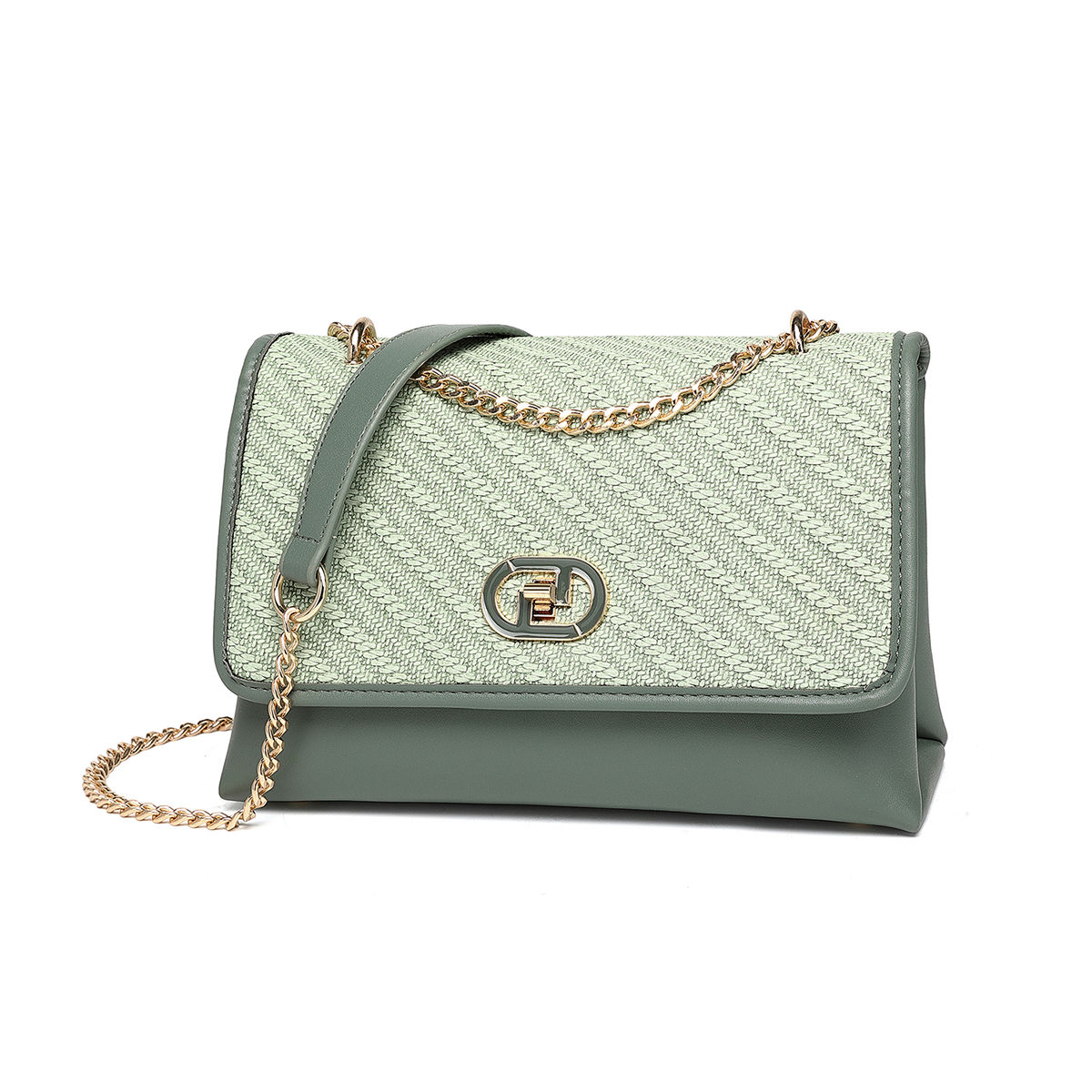 Buy Diana Korr Mercia Classic Olive Sling Bag for Women Online