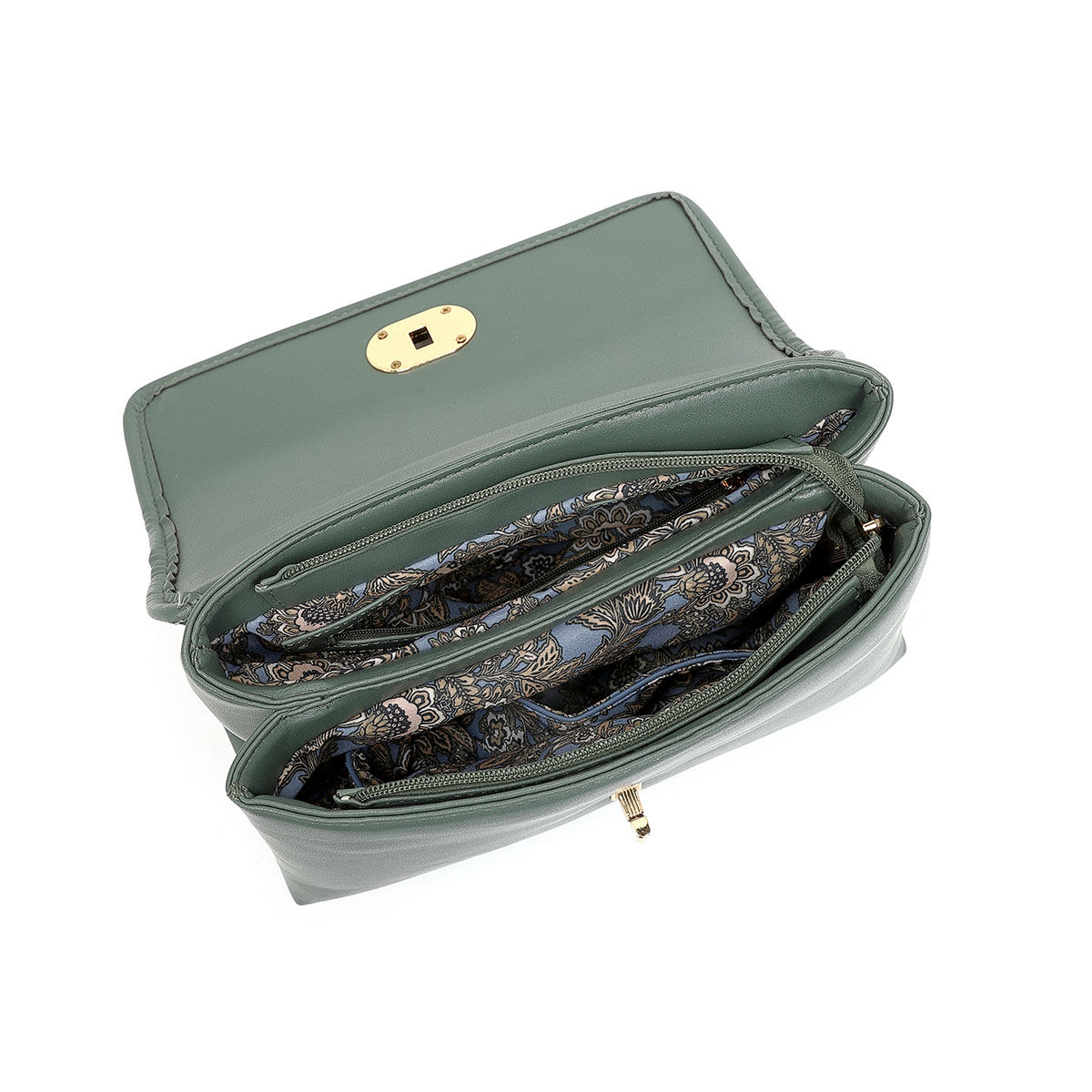 Buy Diana Korr Mercia Classic Olive Sling Bag for Women Online