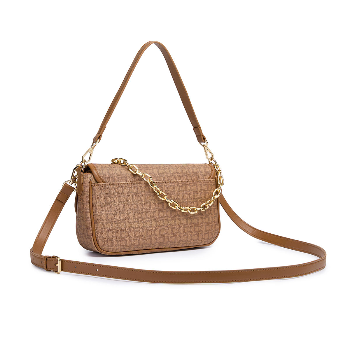 Buy Diana Korr Messi Mini Infinity Tan Handbag for Women Online