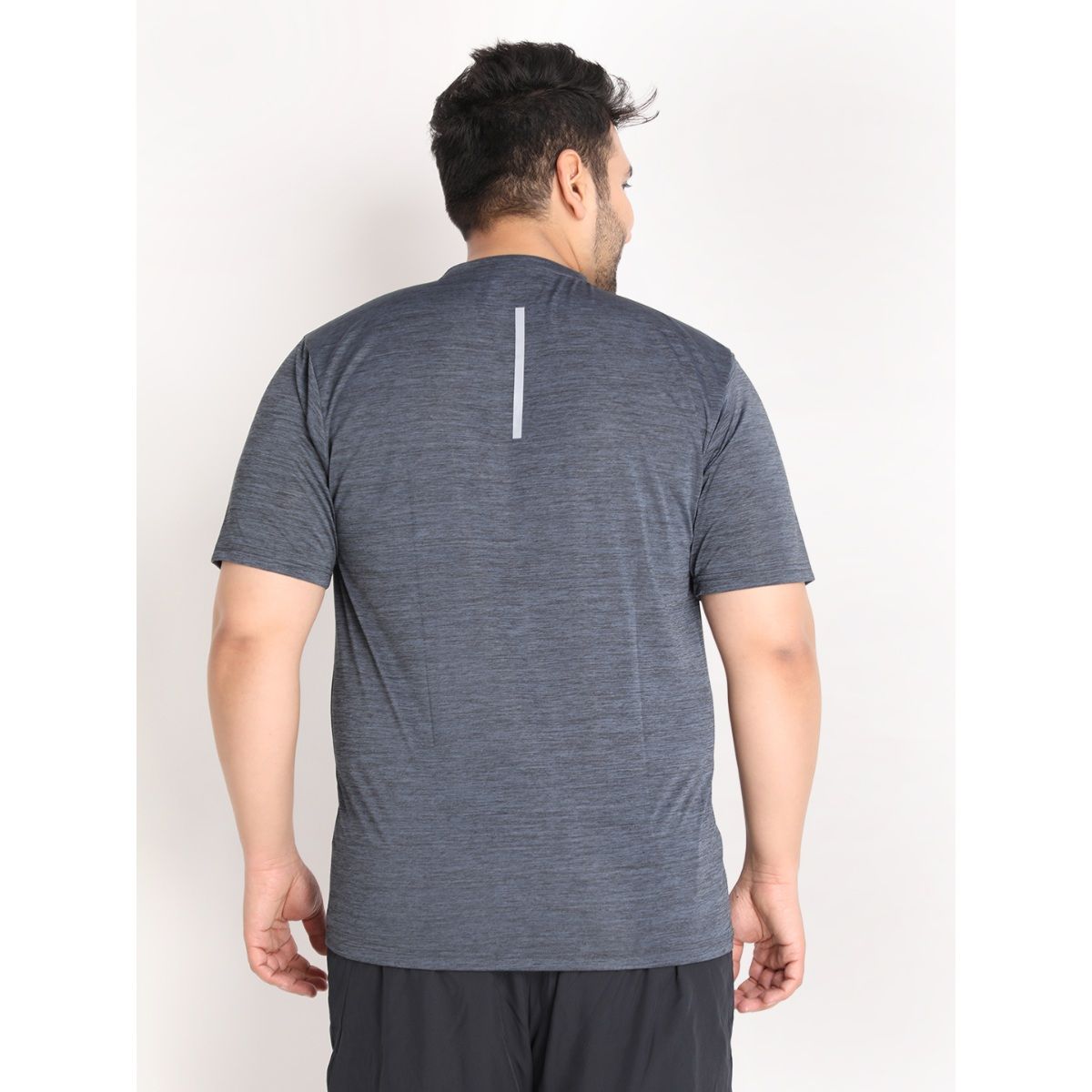 Buy Chkokko Mens Regular Fit Sports T-shirt In Grey Online