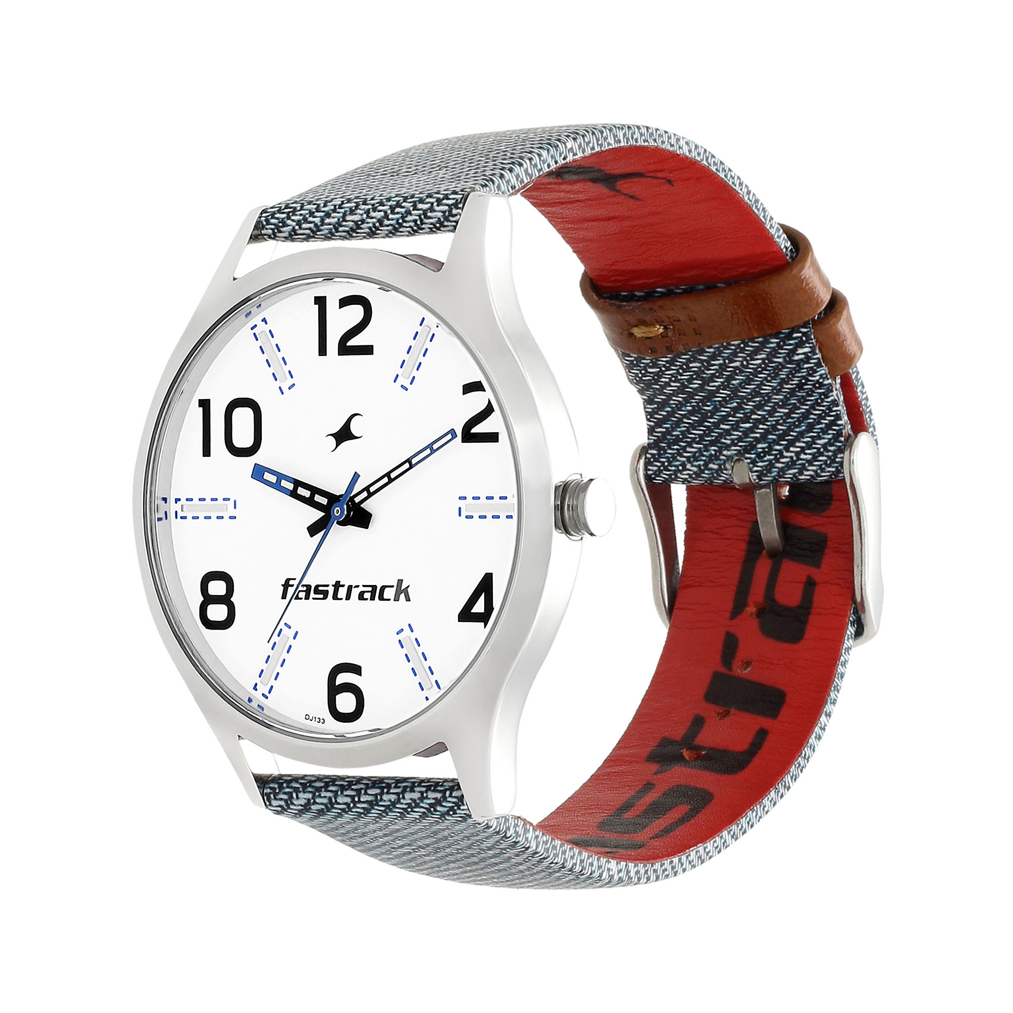 Fastrack 3184SL01 White Dial Analog Watch For Gents: Buy Fastrack ...
