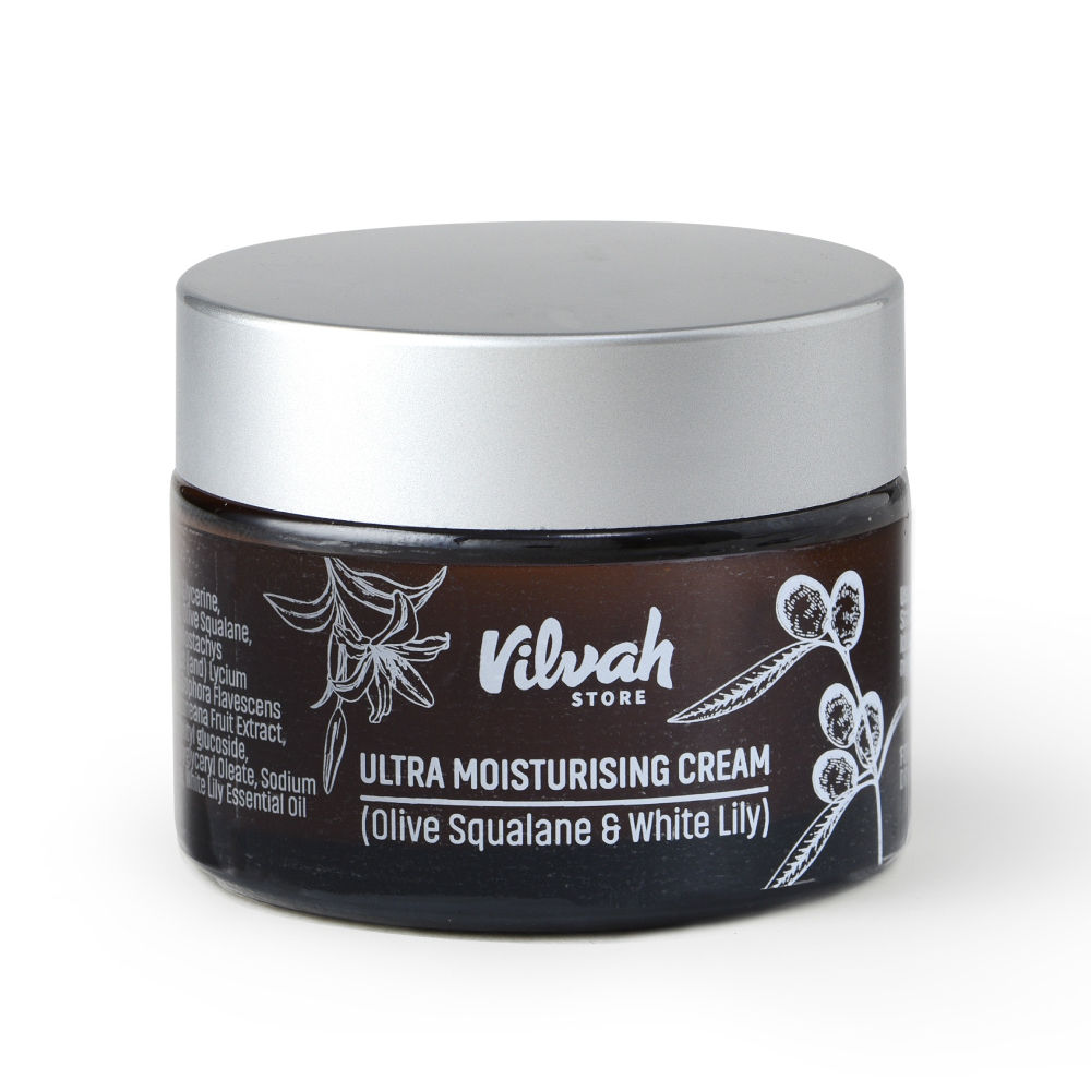 VILVAH Ultra Moisturising Cream with Olive Squalene and White Lily: Buy ...