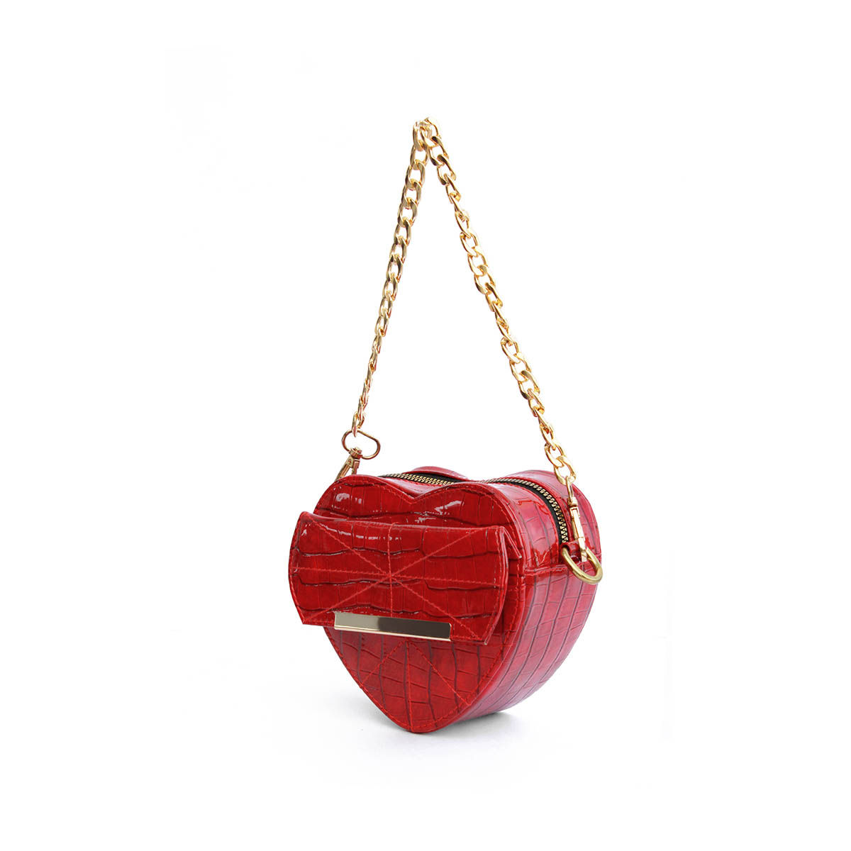 Buy Modern Myth Lovestruck Heart Shaped Red Mini Bag Online