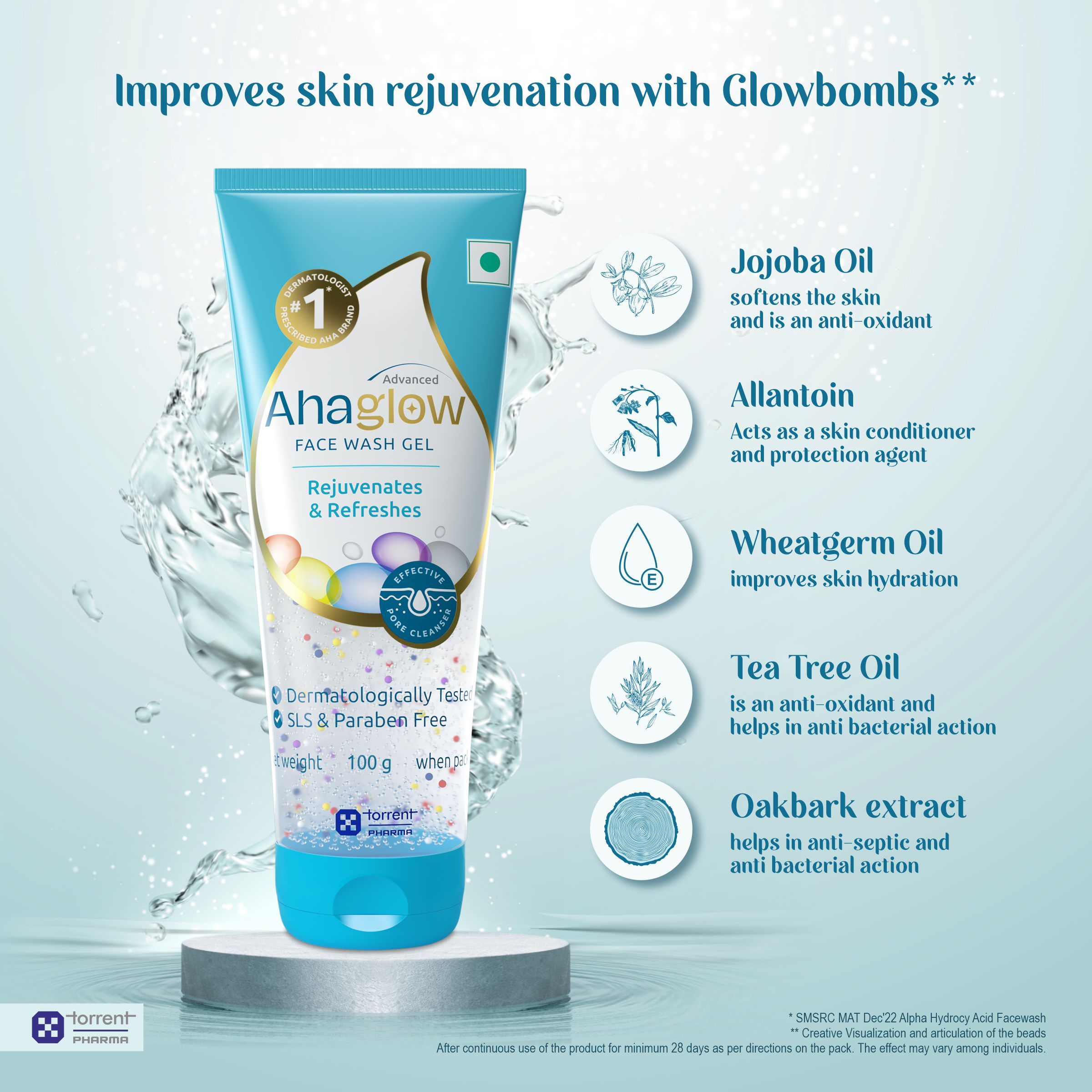 Buy Ahaglow Advanced Face Wash Gel Online