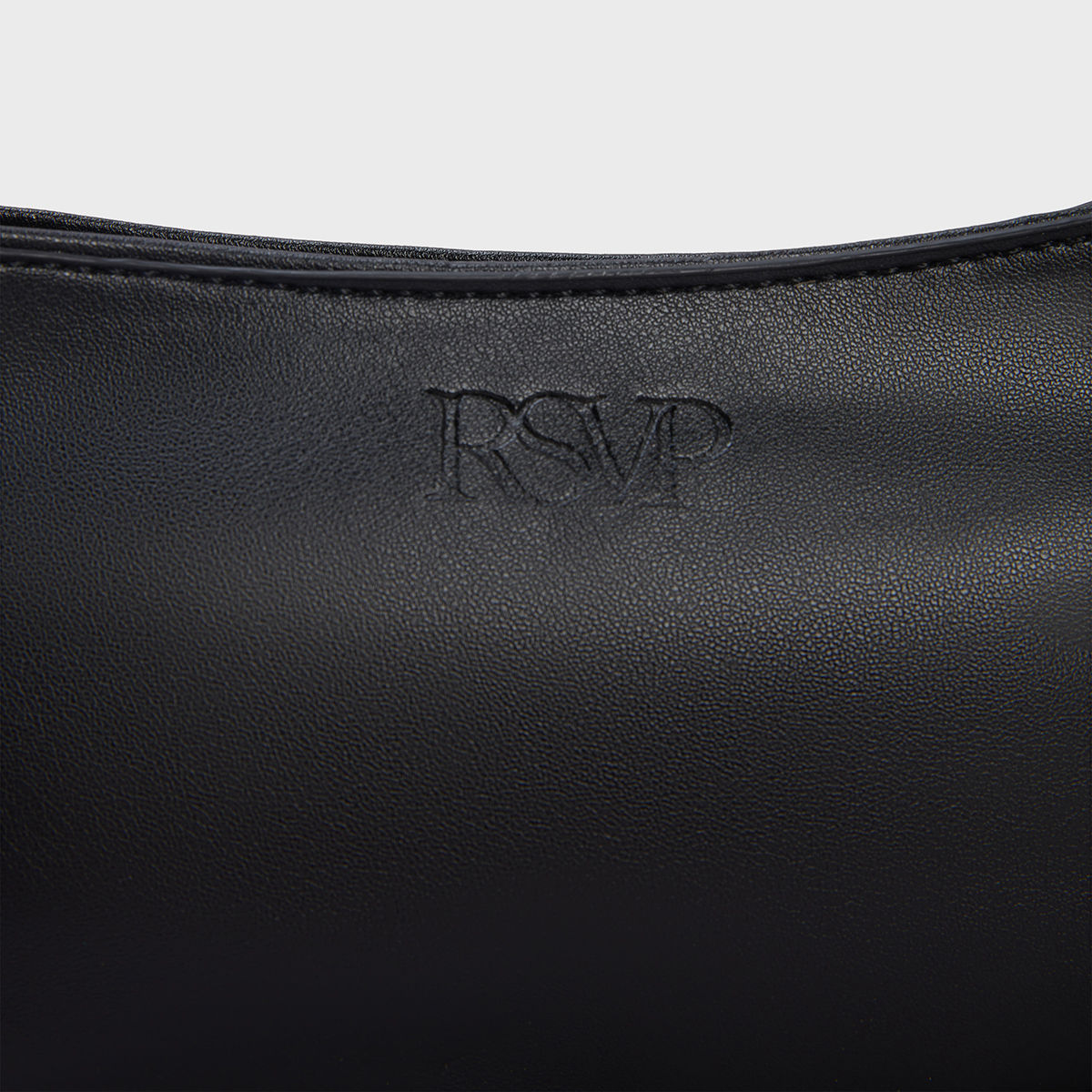 Buy RSVP by Nykaa Fashion Black Chain Link Semi Circular Handbag Online