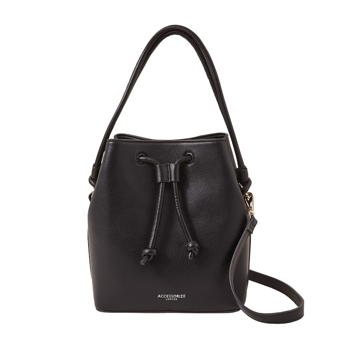 Buy Accessorize London Women's Black Duffle Handheld Bag Online