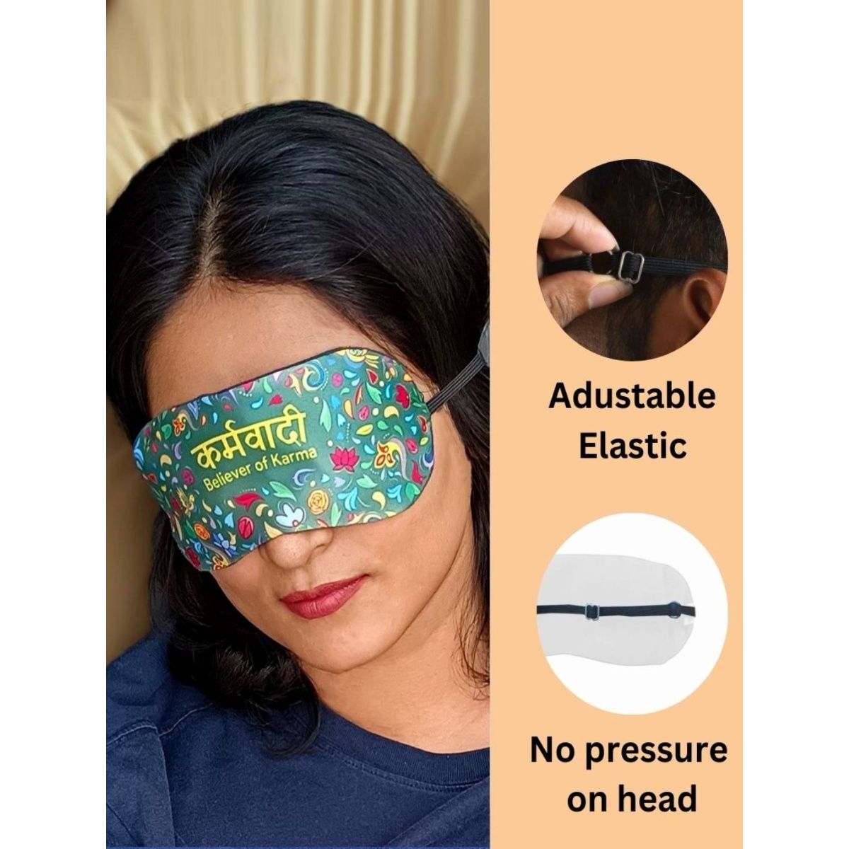 Buy Indigifts Sleeping Eye Mask with Gel Eyemask with Motivational ...