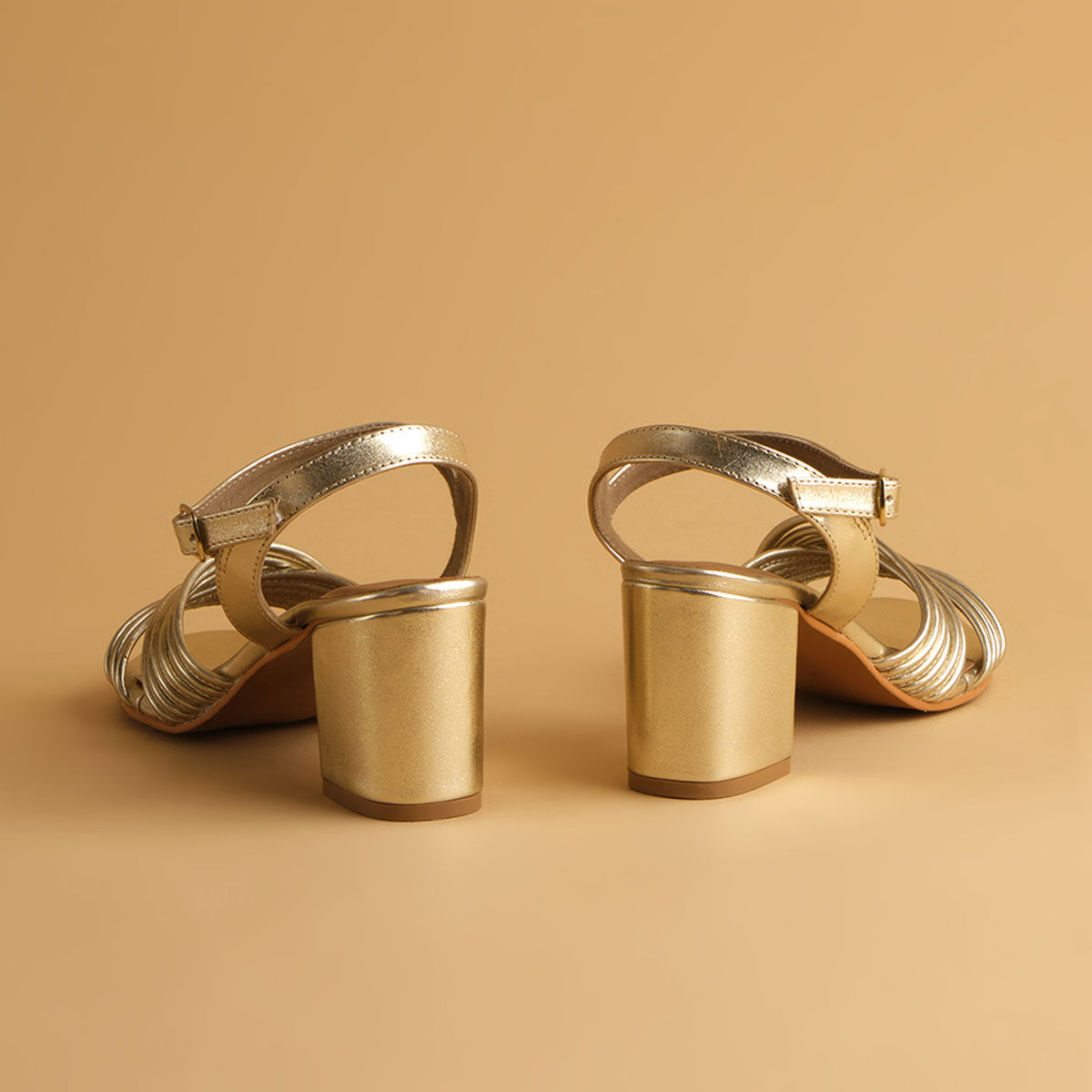 Buy Eridani Womens Vera Gold Heels Online