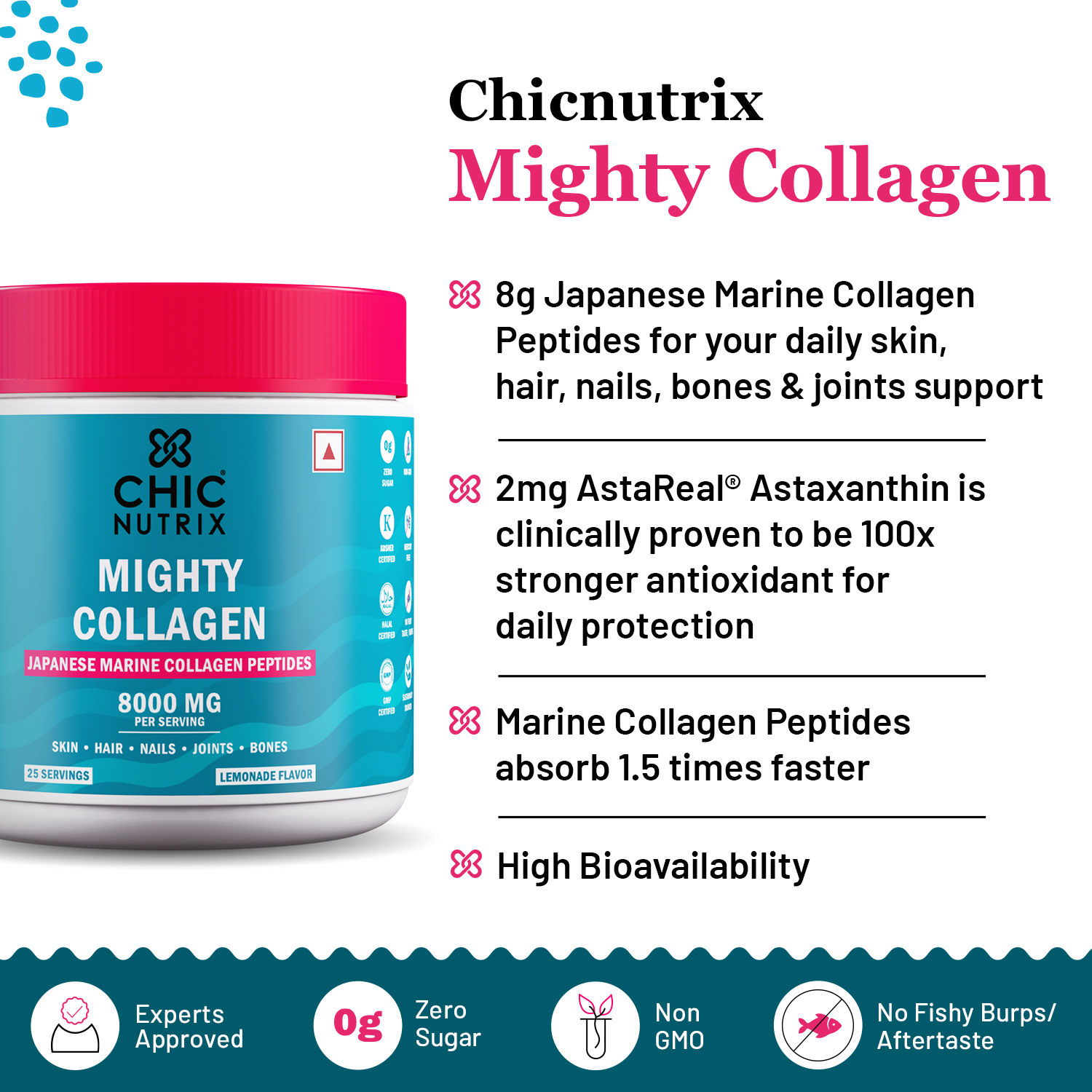 Chicnutrix Mighty Collagen: Buy Chicnutrix Mighty Collagen Online at Best Price in India | Nykaa
