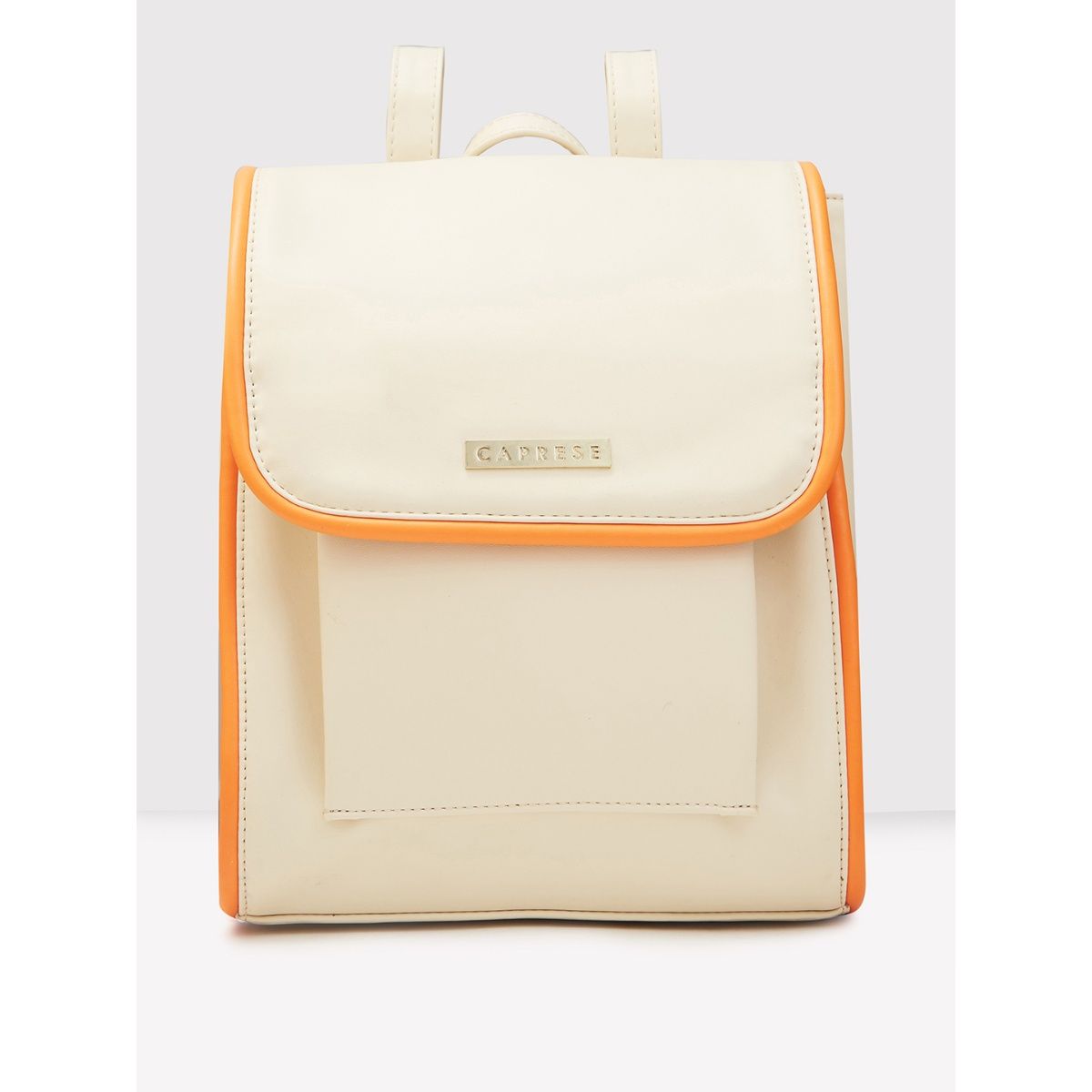 Buy Caprese Gracie Backpack Medium Cream (M) Online