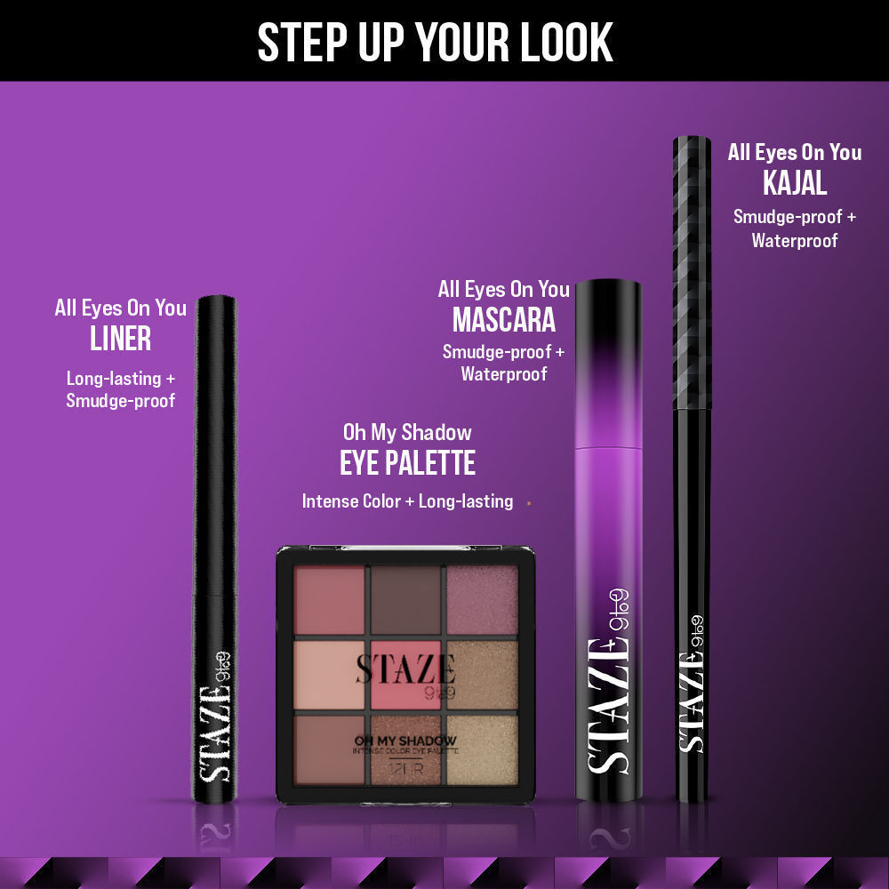 Buy Staze 9to9 All Eyes On You Volumizing & Waterproof Tubing Mascara ...