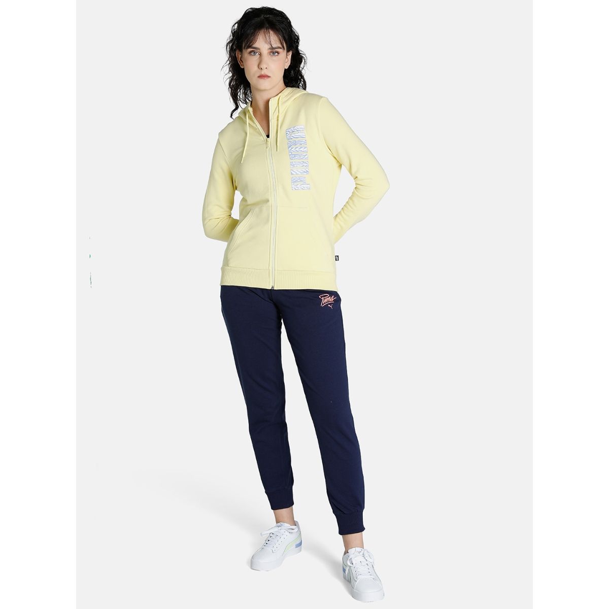 Buy Puma Sweat Hooded Women Yellow Jacket Online