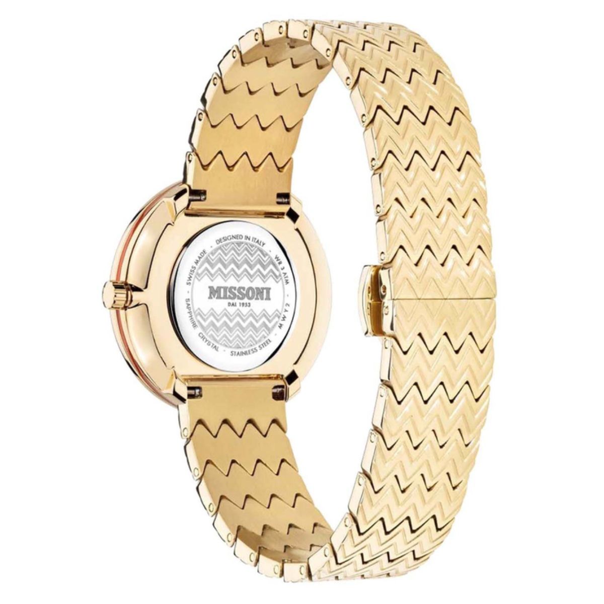 Missoni Watches Analog White Mother Of Pearl Dial Women Watch ...