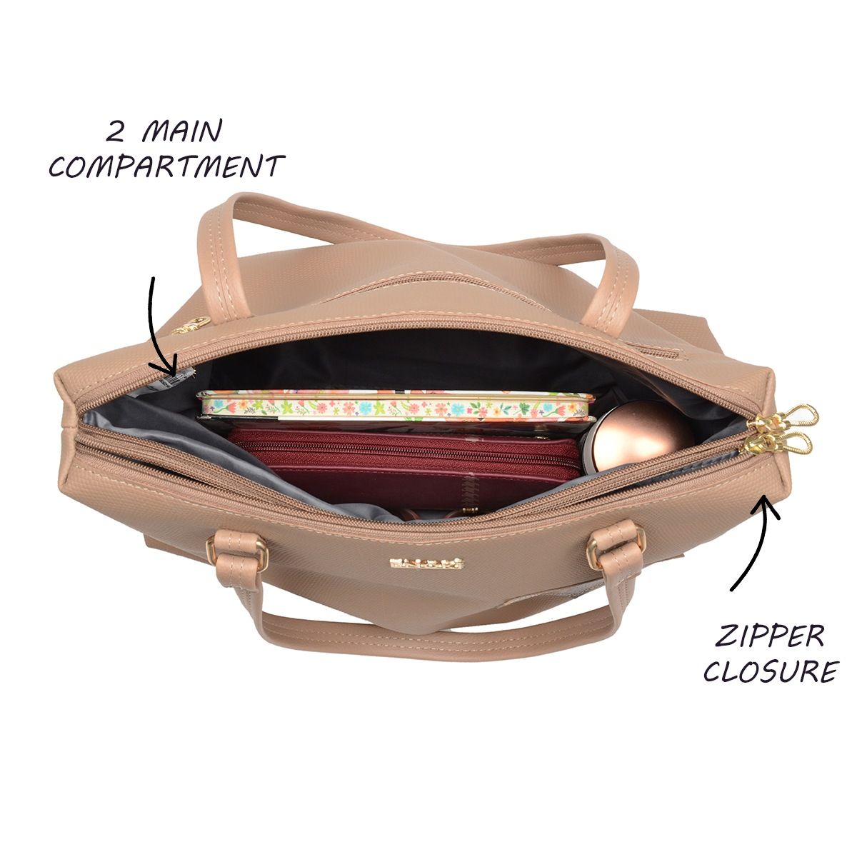 Buy Enoki Women Hand Bag - Beige Online