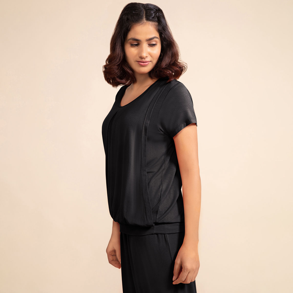 Nykd By Nykaa Comfy Mommy Top - Black NYS043: Buy Nykd By Nykaa Comfy ...