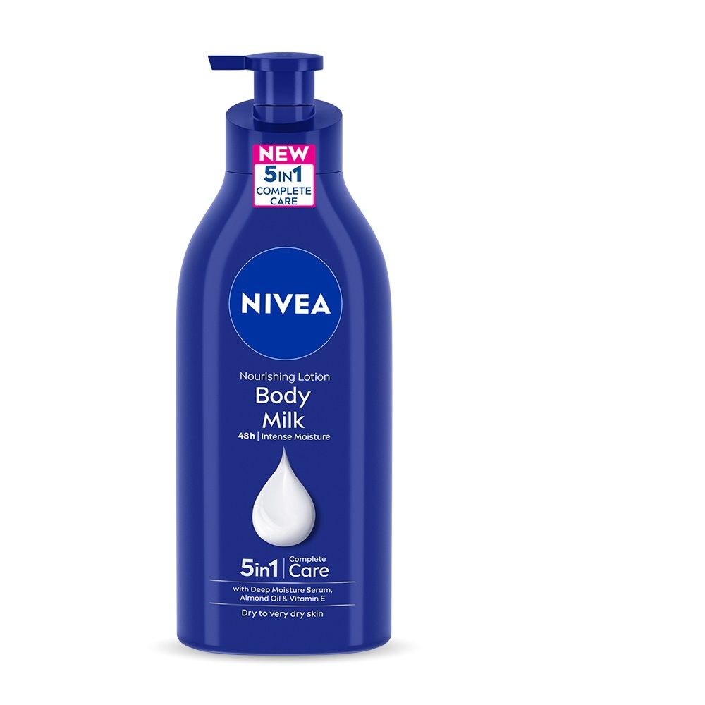 NIVEA Vitamin E BODY LOTION - 5 in 1 COMPLETE CARE for 48H Nourished & Smooth Skin (Very Dry ...