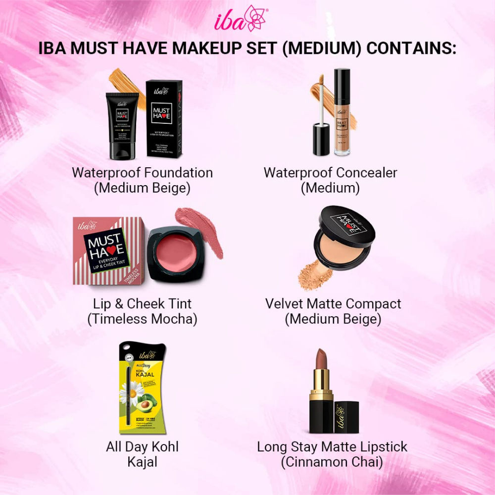 IBA Must Have Makeup Set (Medium): Buy IBA Must Have Makeup Set (Medium ...