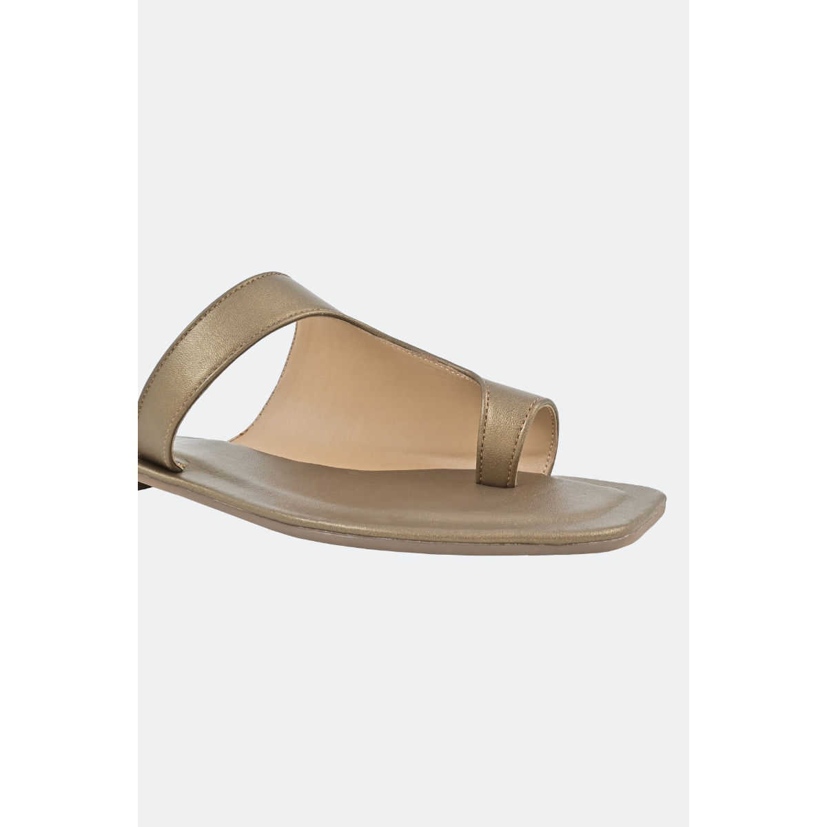 Buy SKO Bronze One Toe Flats For Women Online