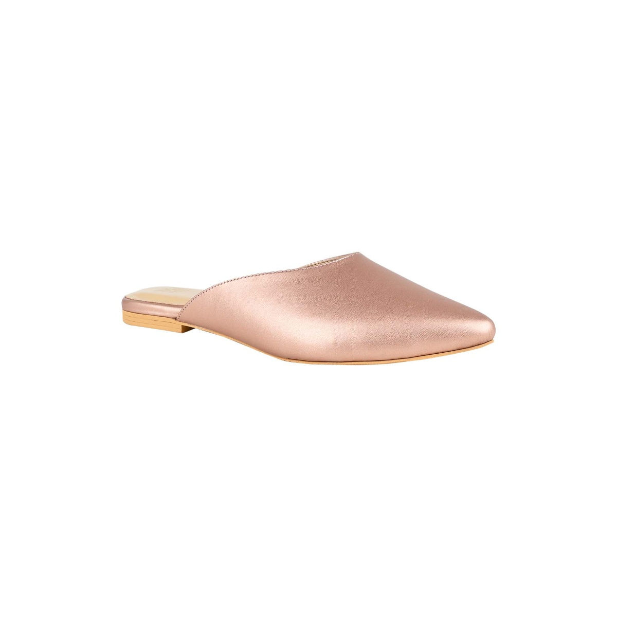 Buy SKO Vegan Rose Gold Mules For Women Online