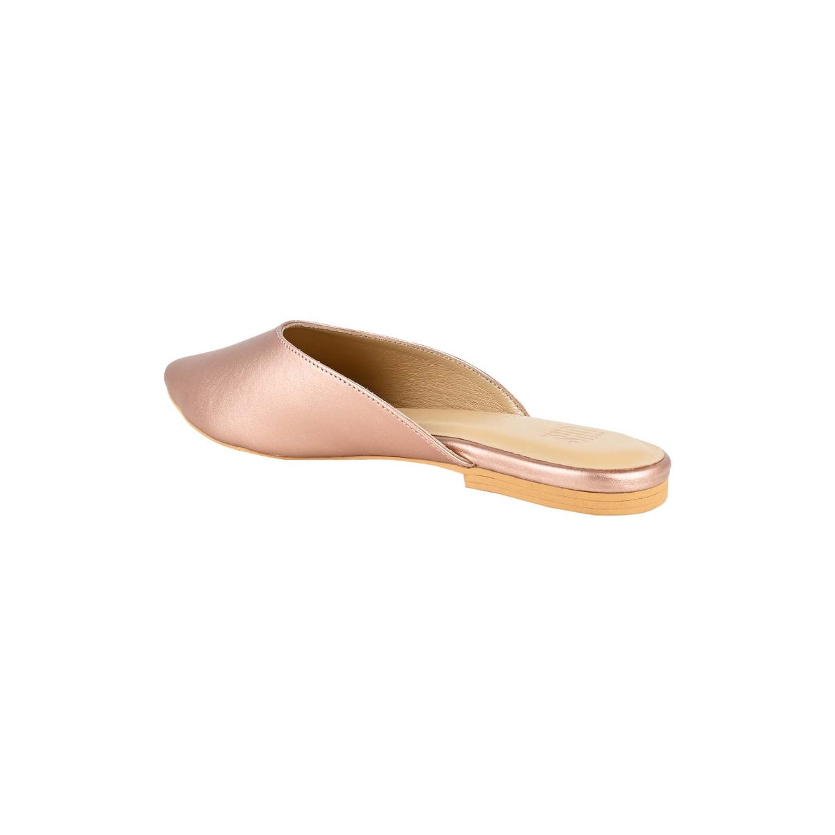 Buy SKO Vegan Rose Gold Mules For Women Online