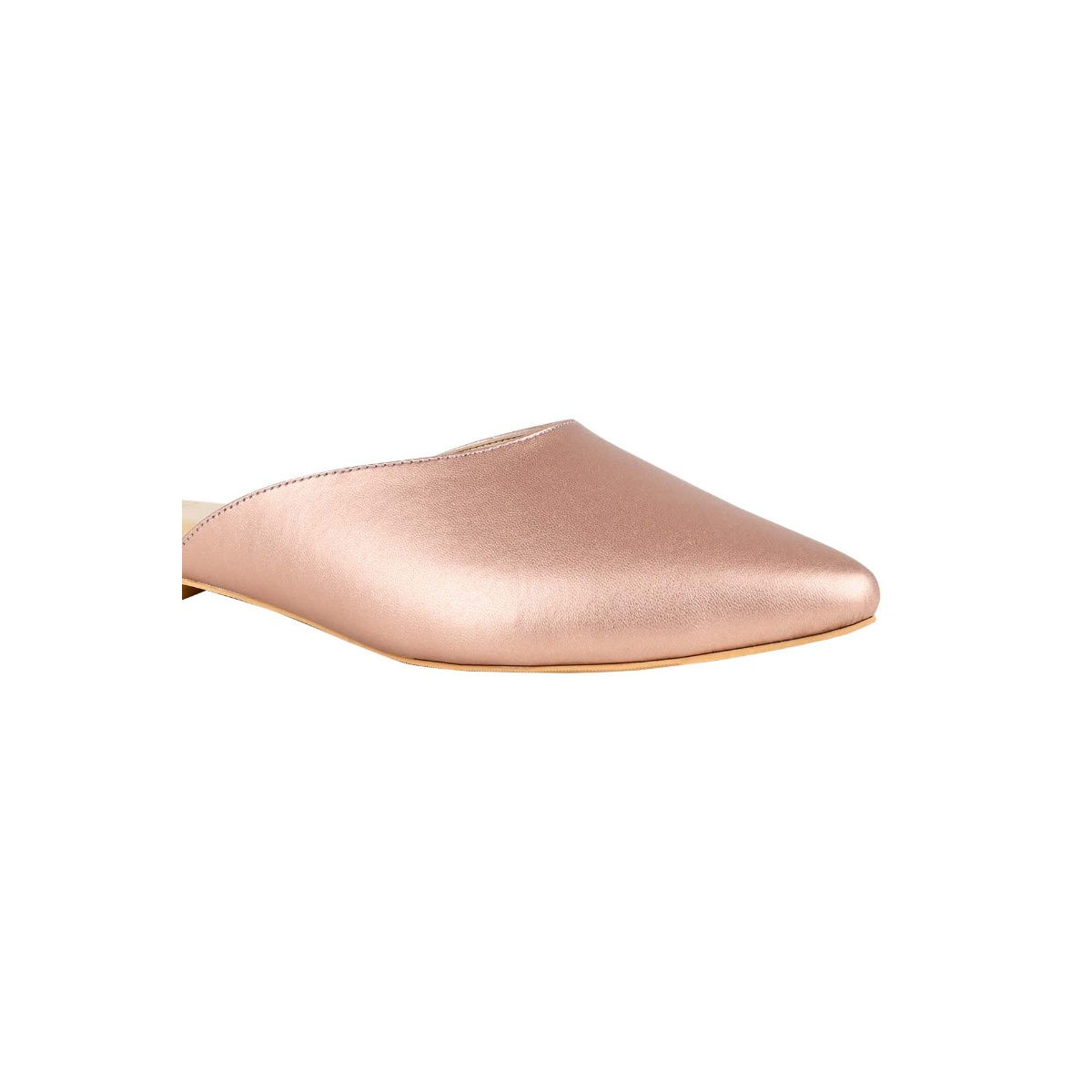Buy SKO Vegan Rose Gold Mules For Women Online