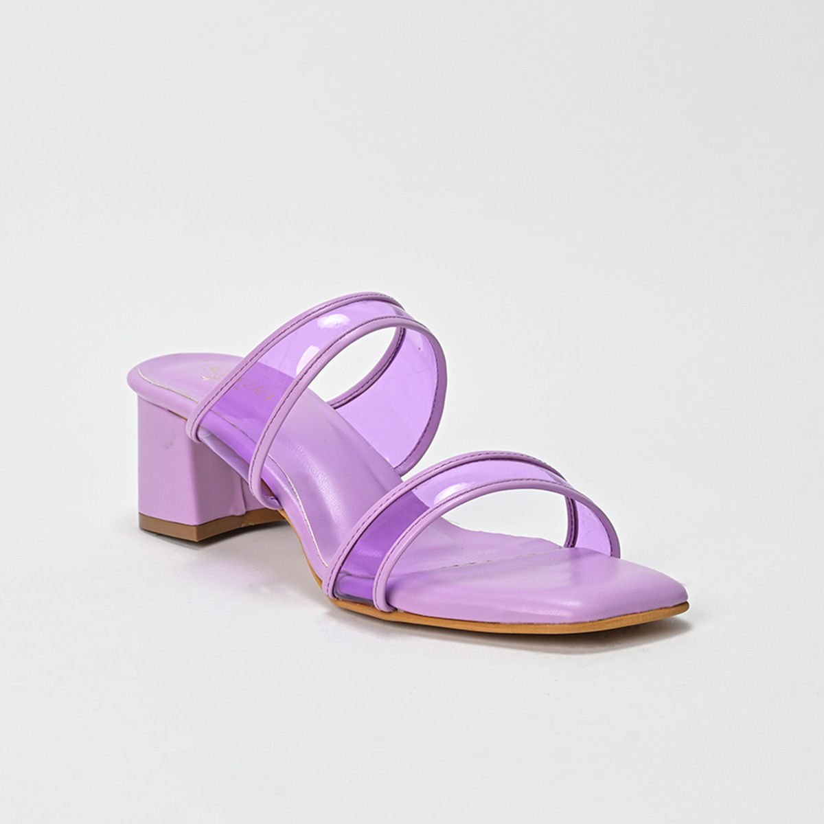 Buy SCENTRA Dania Purple Block Heels Online