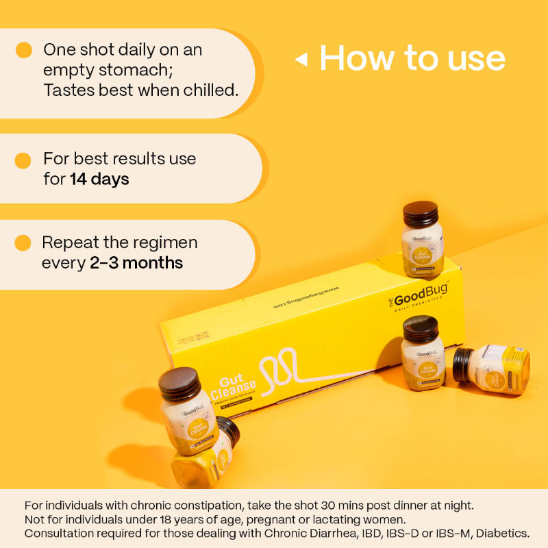 Buy The Good Bug Daily Prebiotic Gut Cleanse Detox Shots Online