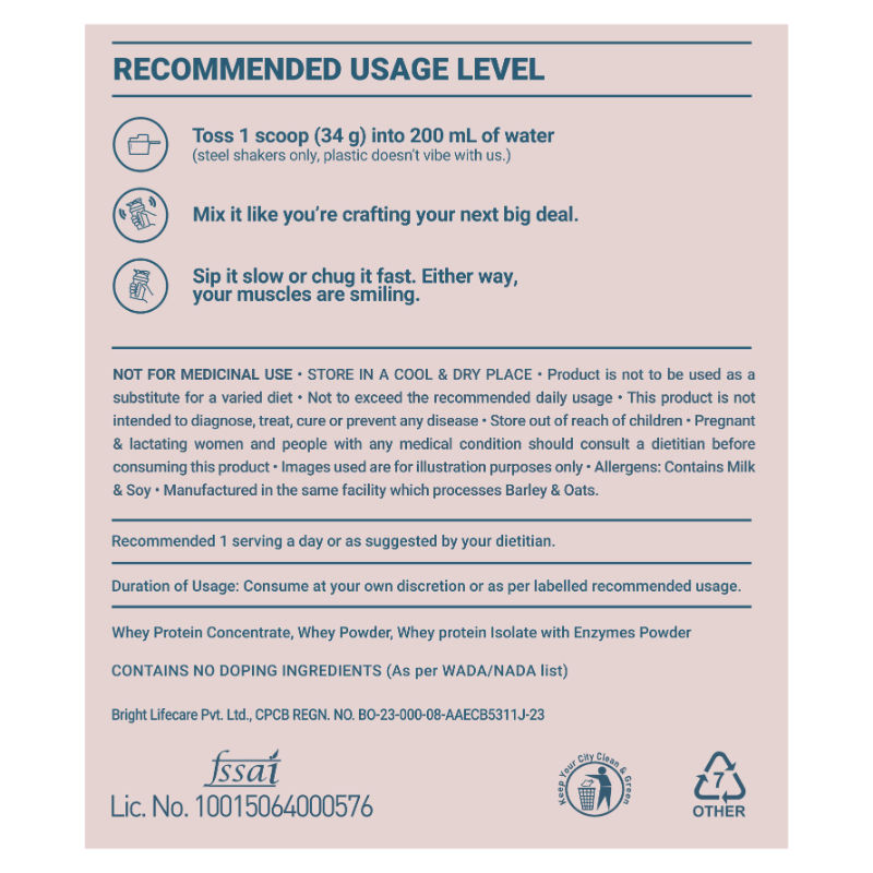 Buy TrueBasics Clean Whey 100% Protein Isolate Powder - Vanilla Online