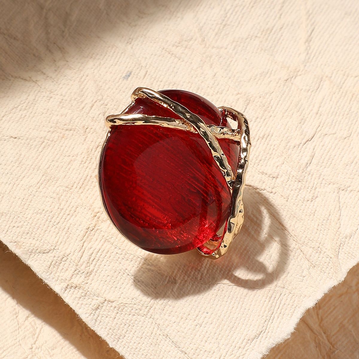 Buy SOHI Women Sunset Mirage Cocktail Ring Online