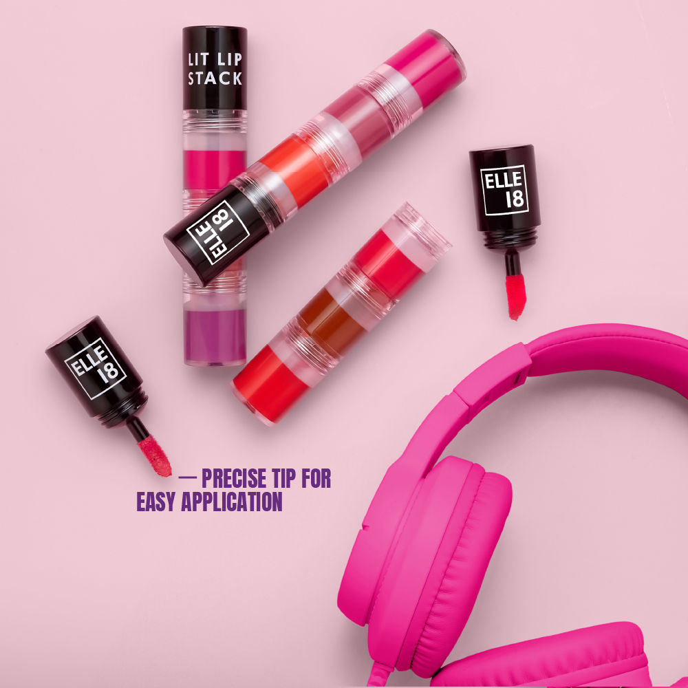 Buy Elle 18 Lit Lip Stack Liquid Lipstick Online