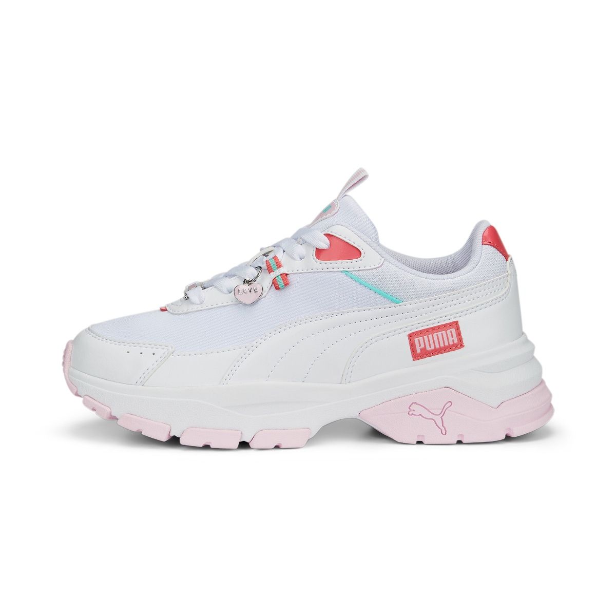Buy Puma Cassia Via Charms Womens White Sneakers Online