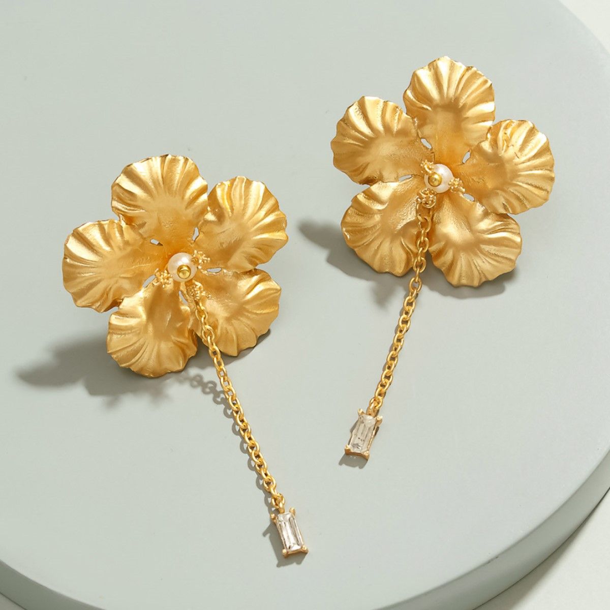 Pipa Bella by Nykaa Fashion Camellia Floral Earrings: Buy Pipa Bella by ...