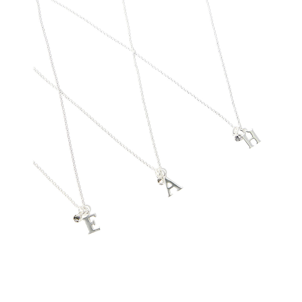 Buy 925 Sterling Pure Silver Sparkle K Initial Pendant Necklace For ...
