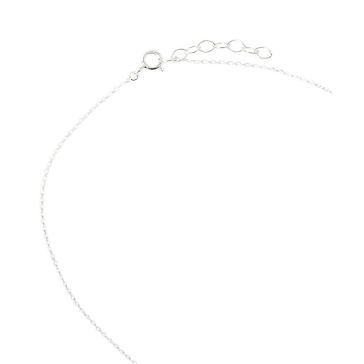 Buy 925 Sterling Pure Silver Sparkle K Initial Pendant Necklace For ...