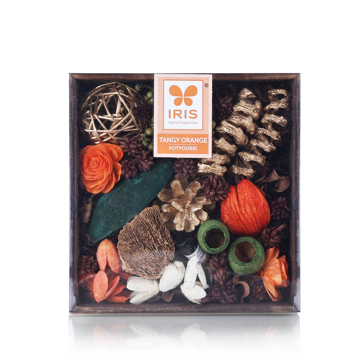 Buy Iris Fragrances Tangy Orange Potpourri In A Wooden Box Online