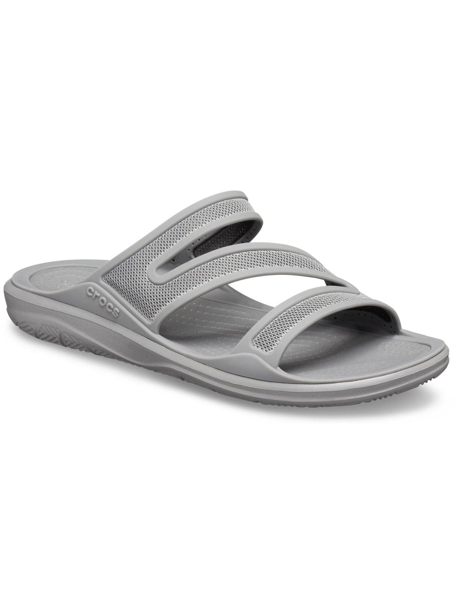 Crocs Grey Swiftwater Flats: Buy Crocs Grey Swiftwater Flats Online at ...