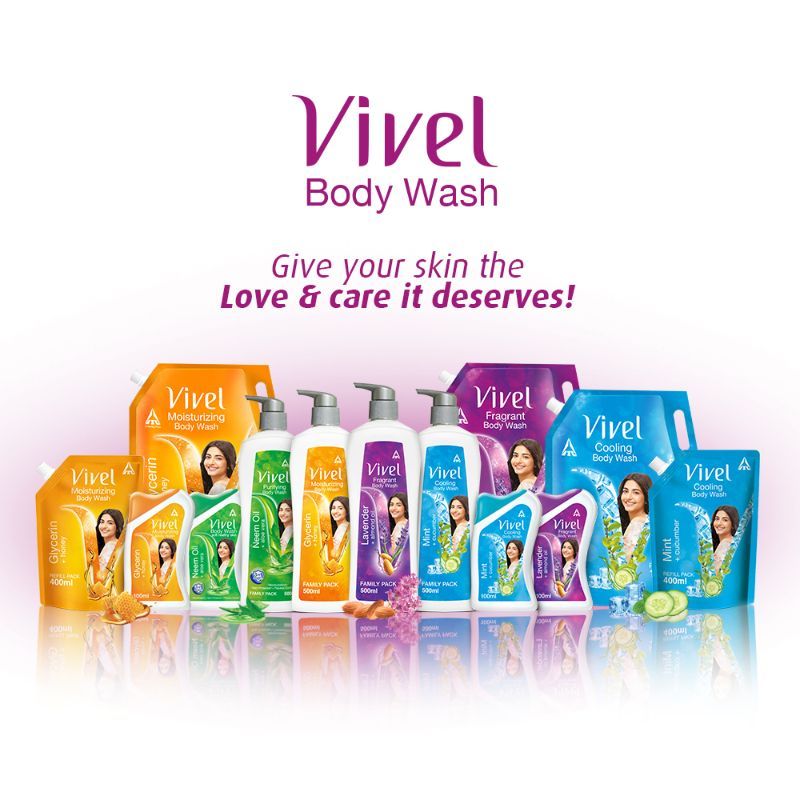 Buy Vivel Glycerin & Honey Body Wash Refill Pack Online