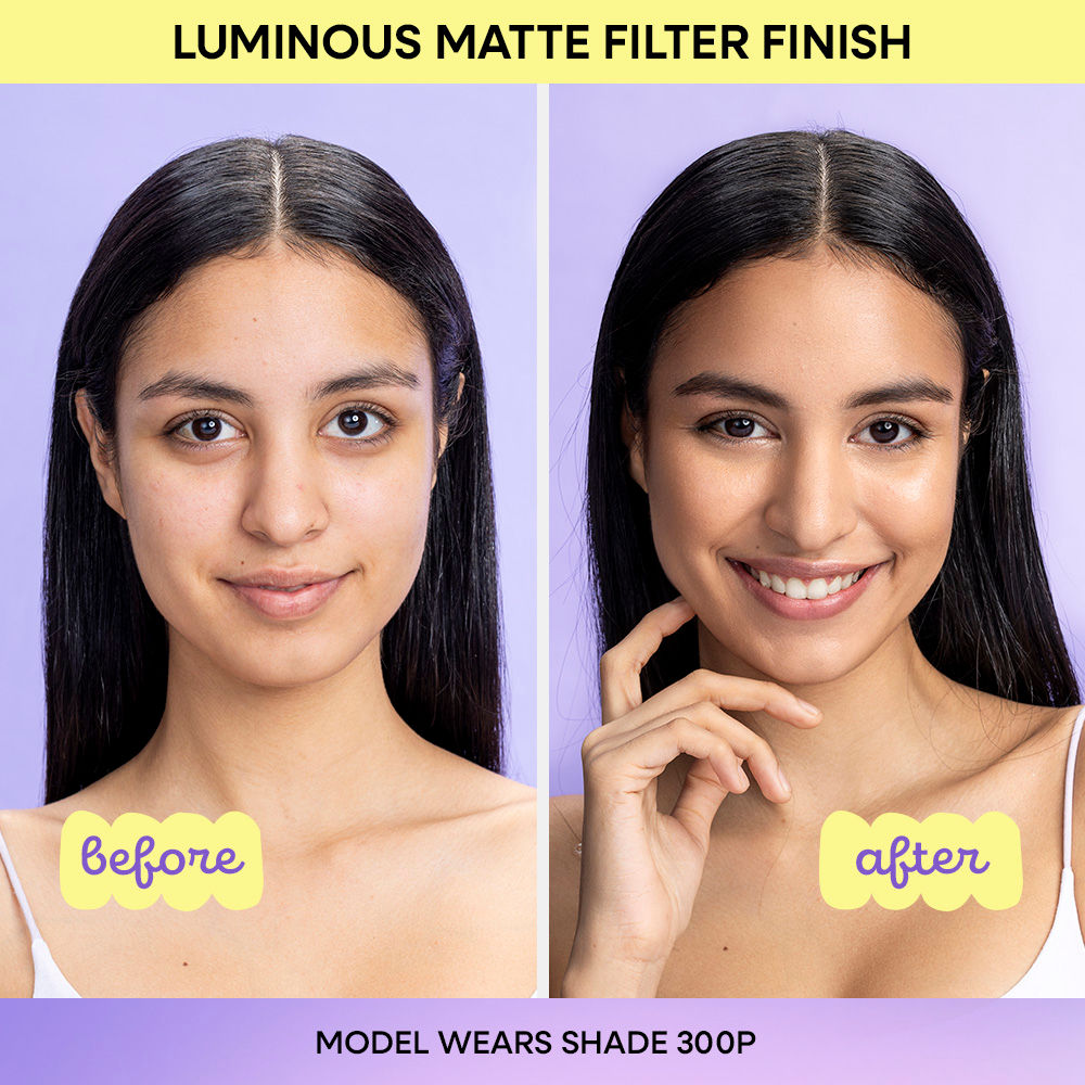 Buy Nykaa Superlight Serum Matte Filter Finish Skin Tint Foundation Online