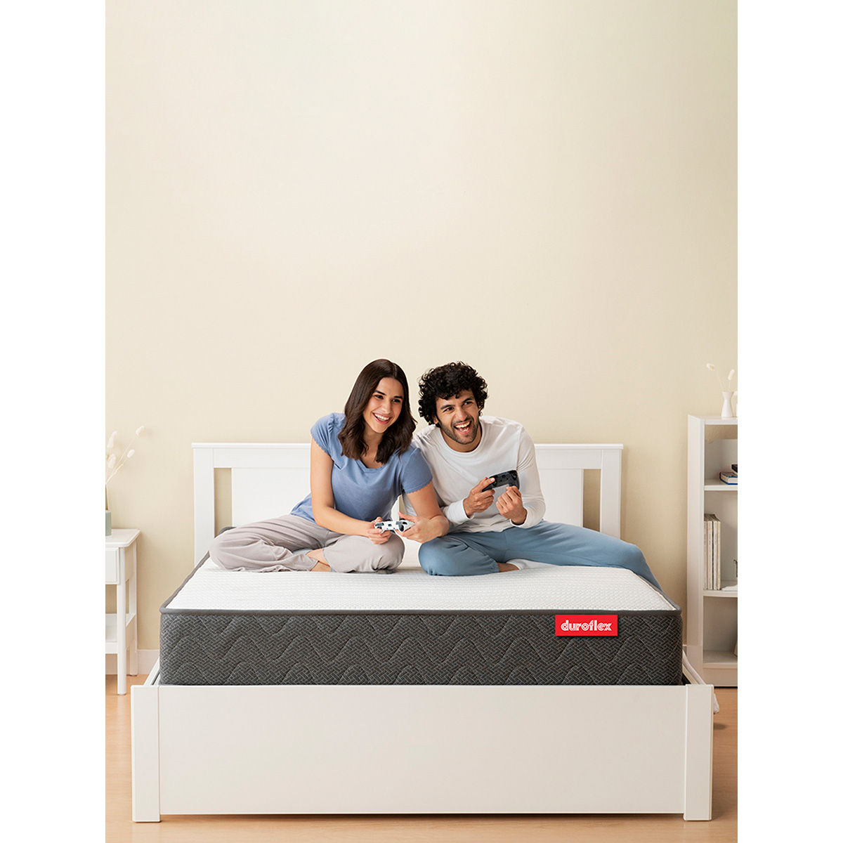 Buy duroflex LiveIn Bounce- 3 Zone Pocket Spring Roll Pack Mattress, 6 ...