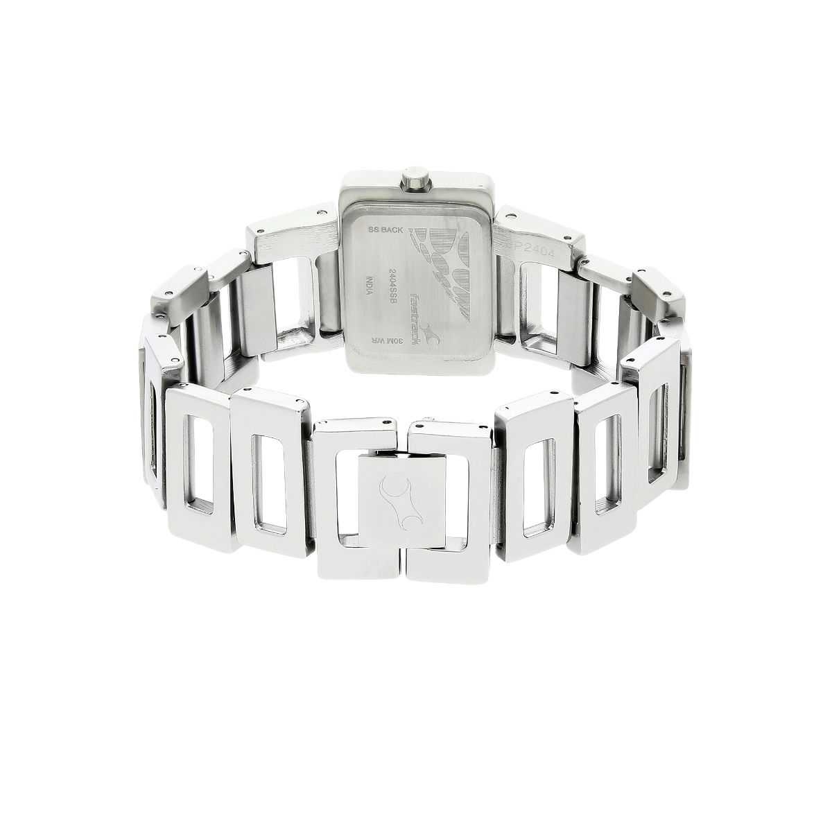 Fastrack White Dial Silver Metal Strap Watch: Buy Fastrack White Dial ...