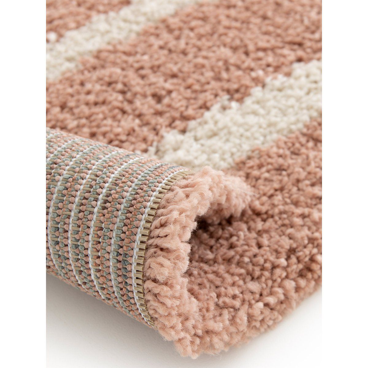 Buy OBSESSIONS Polypropylene Anti-Skid Modern Bedside Runner Peach (2 ...