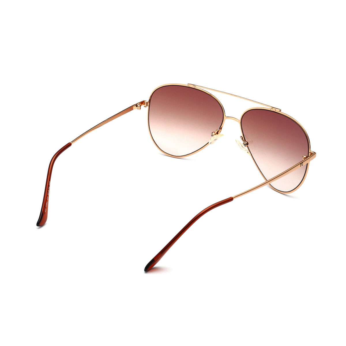Buy French Connection Brown Gradient Lens Aviator Sunglass Full Rim ...