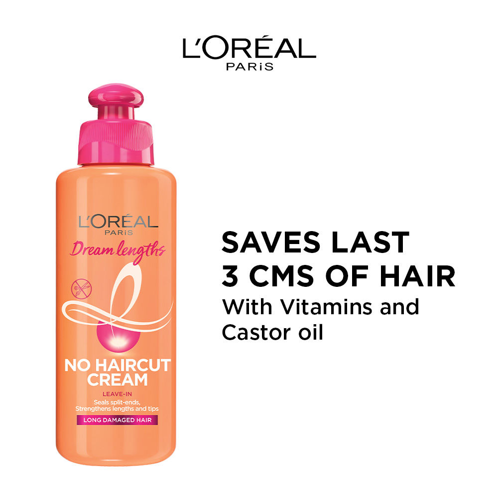 Buy L'Oreal Paris Dream Lengths No Haircut Cream Leave-In Formula With ...