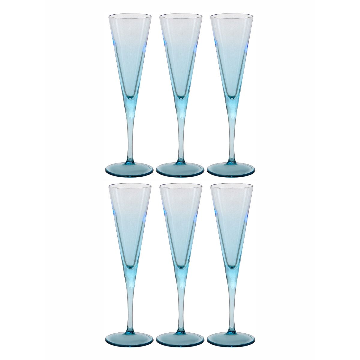 Buy Pasabahce Color Glass V-Line Stem Tumbler -Set of 6pcs Online