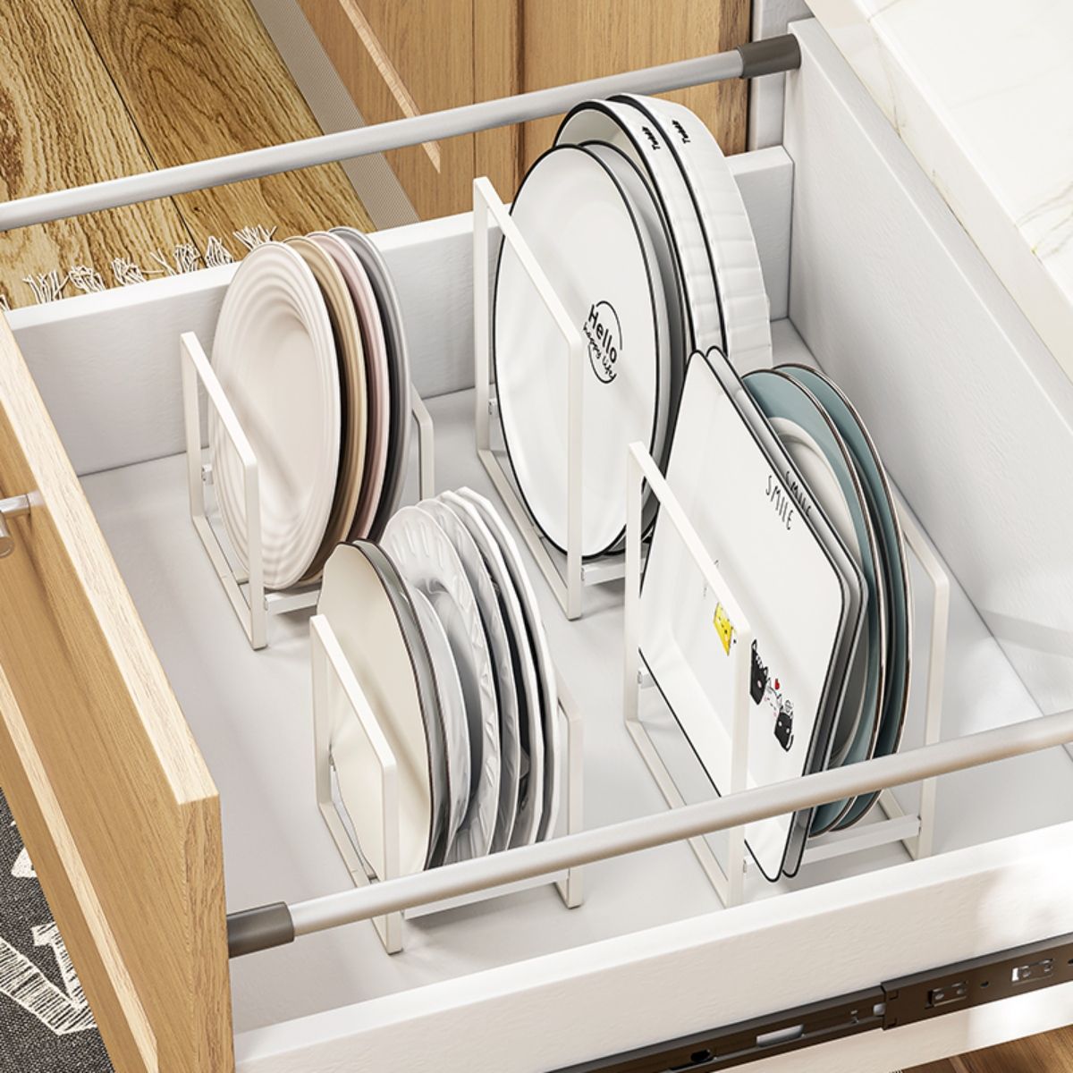 Buy ARHAT ORGANIZERS Plate Stand Rack Online