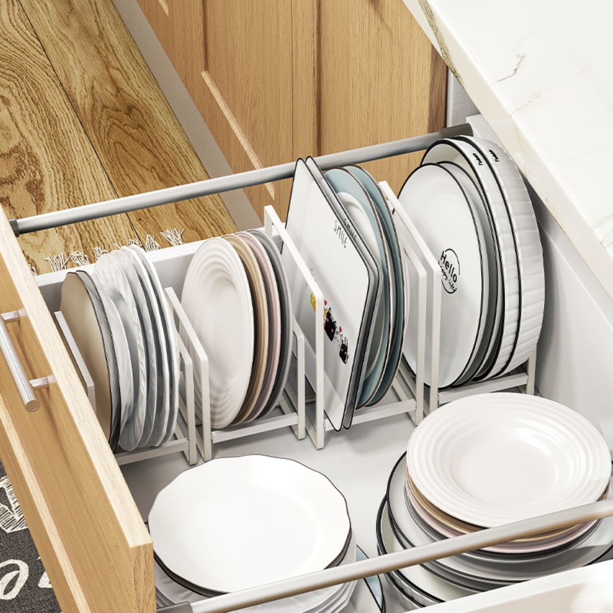 Buy ARHAT ORGANIZERS Plate Stand Rack Online