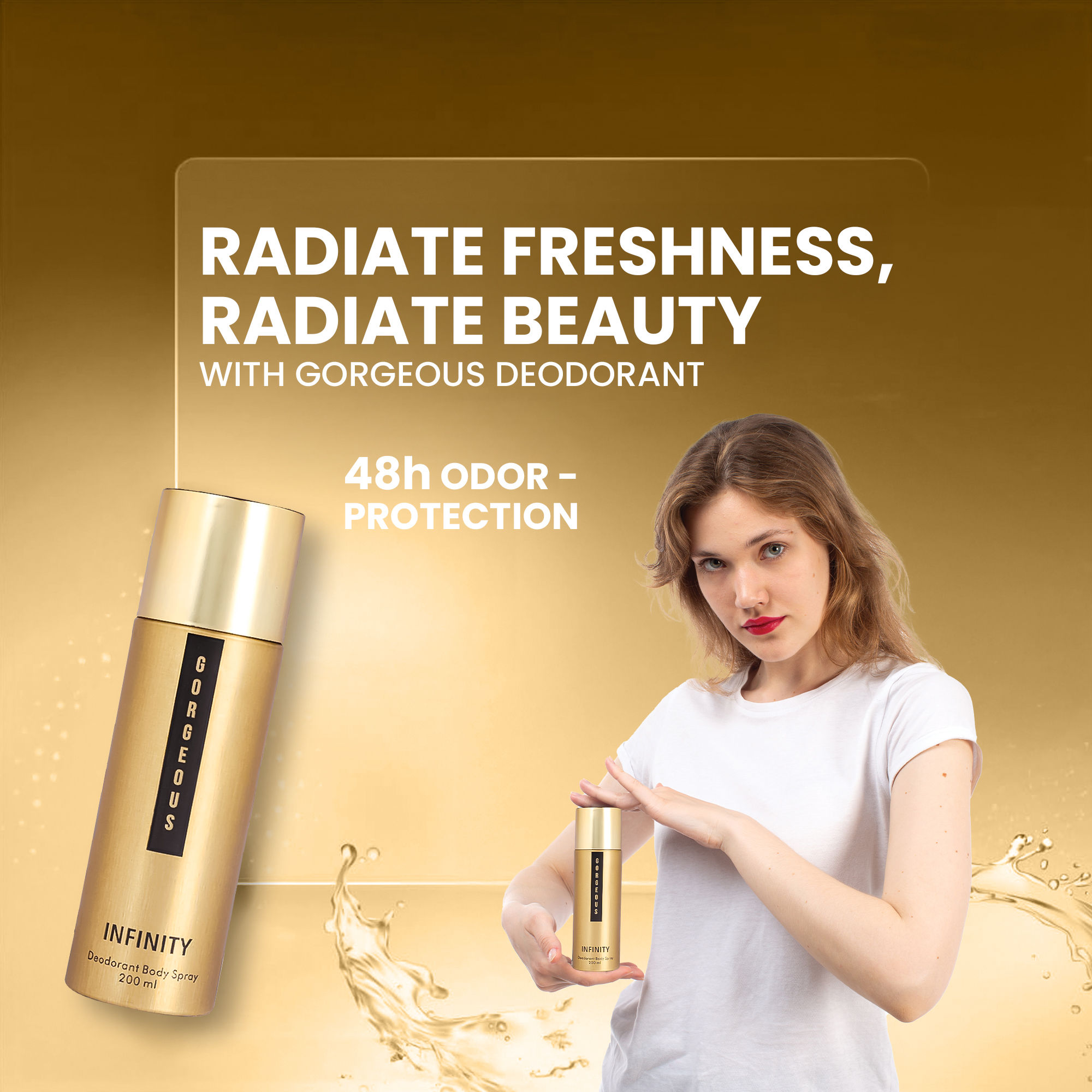 Buy Infinity Gorgeous Luxury Oriental Deodorant with Tangerine and Pear ...