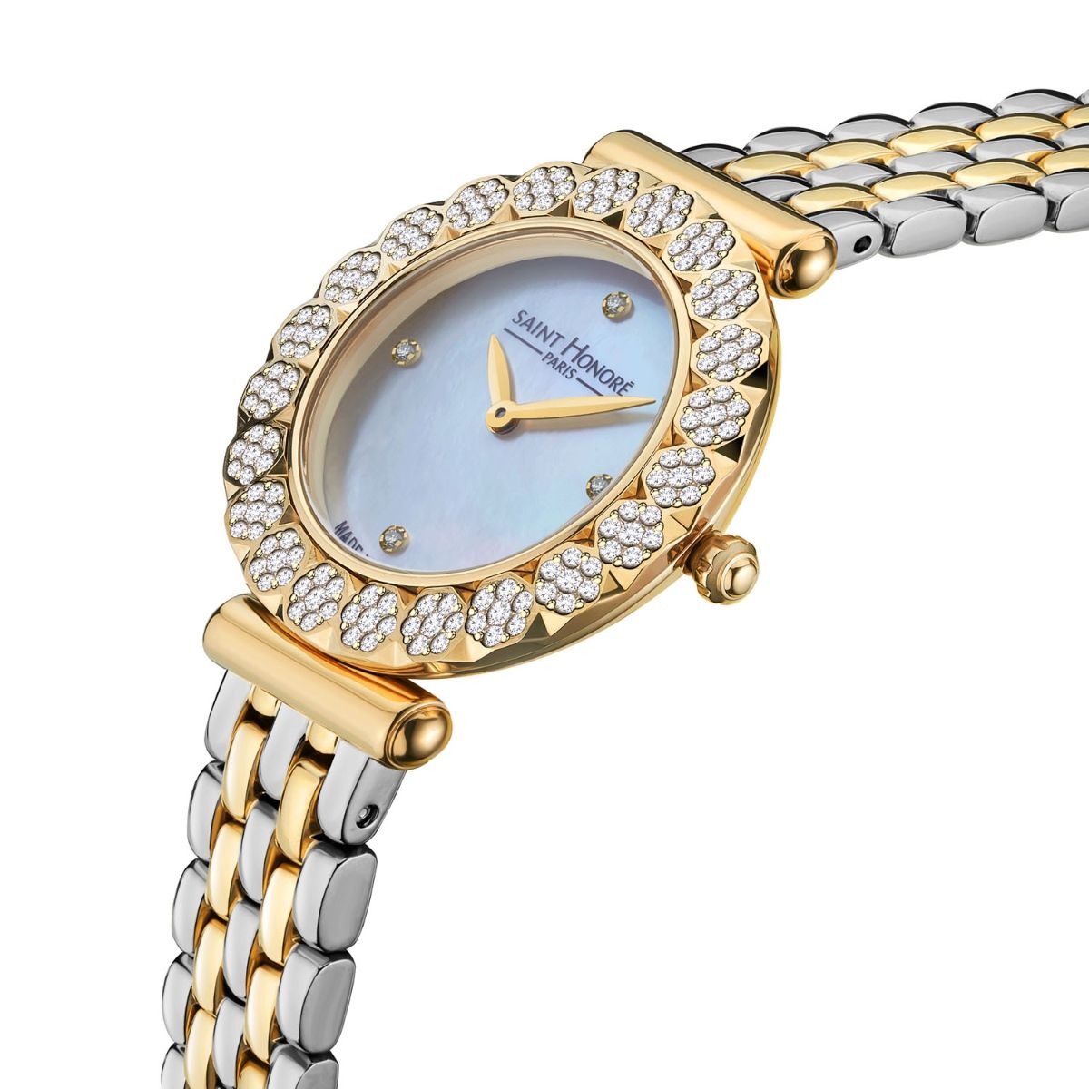 Buy Saint Honore GALA DIAMOND MINERAL GLASS Watch for Women -AU762021 ...